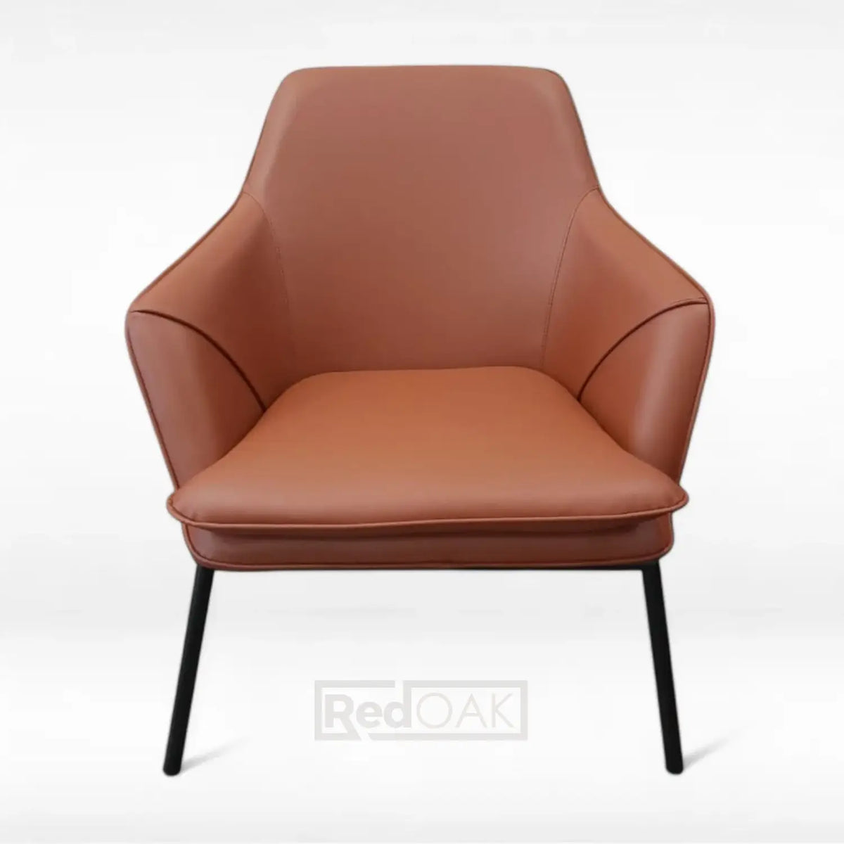 RedOAK® VERONA Lounge Chair in Brown Leatherette